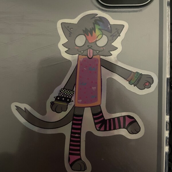 NYAN CAT Holo Sticker - Etsy