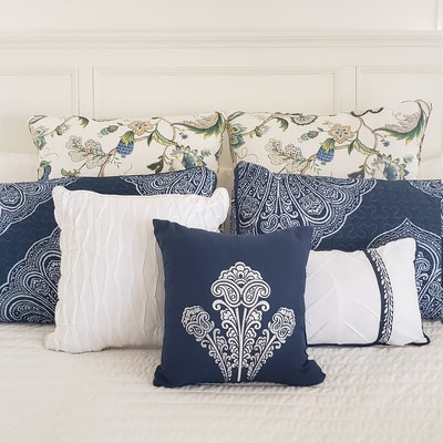 Hamptons Cushion Hamptons Pillows. Cover Only. Brissac Linen Pillow ...