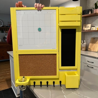 Large 3 Pocket Family Message Centerframed Chalk - Etsy