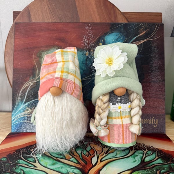 Spring Female Gnome | Gnome Decor, Handmade Gift, Spring Decorations - Etsy