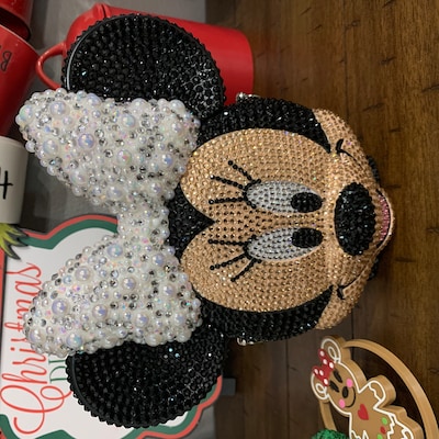 Disney Inspired Mickey Minnie Large Bling Patch - Etsy