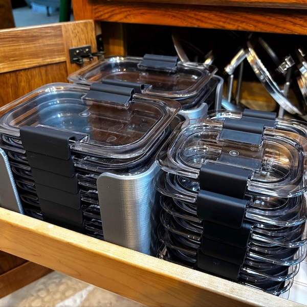 Rubbermaid Brilliance Tupperware 6-lid Stacking Organizer - Etsy