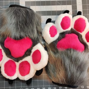PDF Pattern Download Puffy Fursuit Handpaws, Furry Paws Tutorial, Paw ...