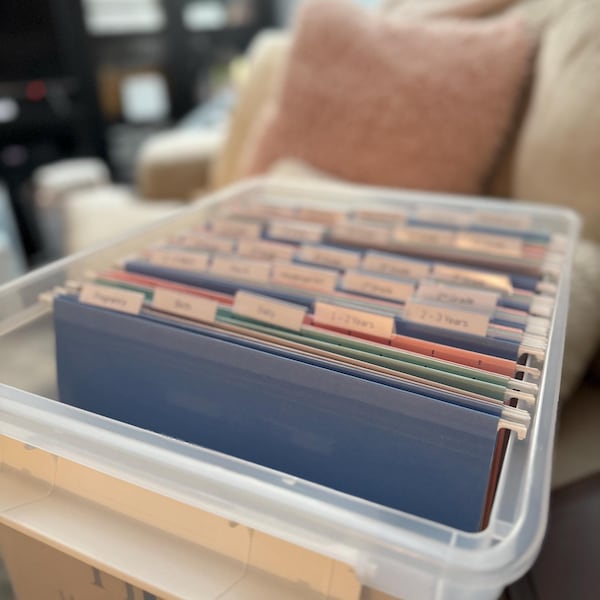 Memory Box Cover Pages & Tabs | School Year Milestone Printable Pages ...