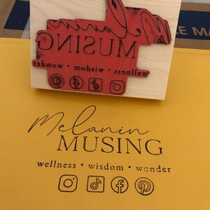 Large Custom Stamp Custom Logo Stamp Custom Rubber Stamp - Etsy