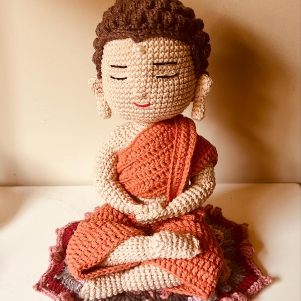 Buddha Crochet Pattern, Buddha Crochet Tutorial , Buddha Decorration ...