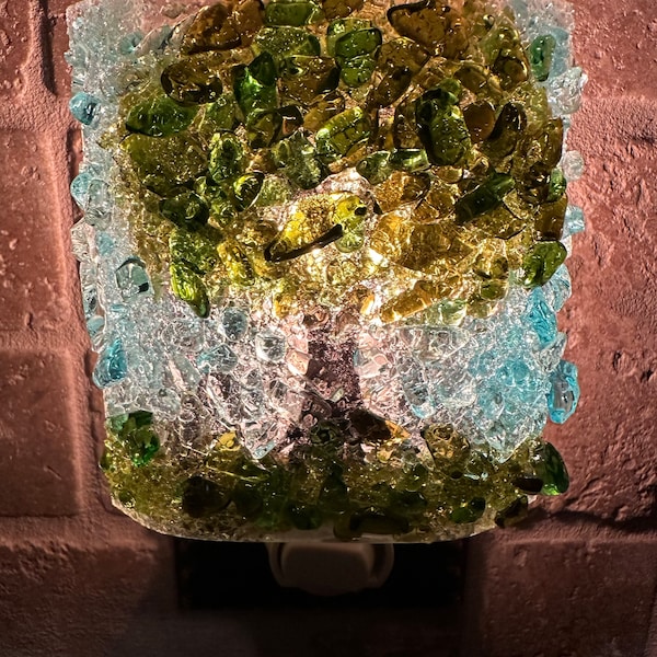 Recycled Glass Oak Tree of Life Night Light Nightlight - Etsy