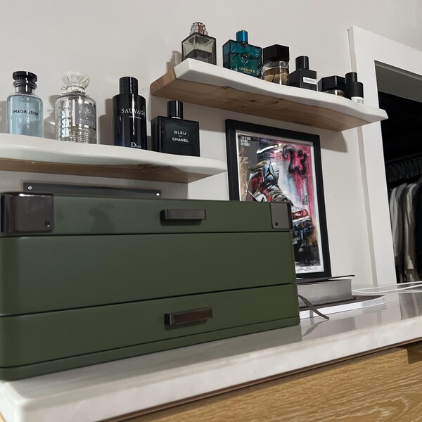 Custom Order - Shelf 20x6" (black Epoxy, Live Edge) - Etsy