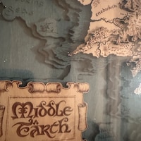 Middle Earth 3D Wood Map - Etsy