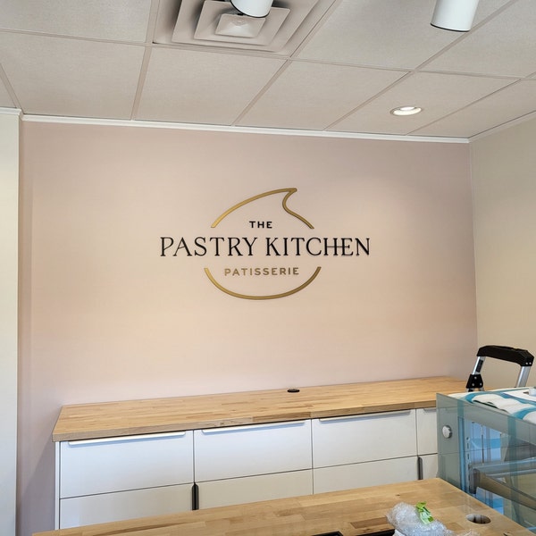 Custom Office Signs, Reception Sign, Business Logo, Custom Laser Cut ...