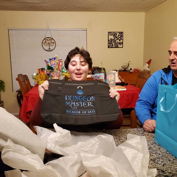 Dungeon Master D20 Custom Zippered Tote Bag - D&D, Dnd, RPG ...