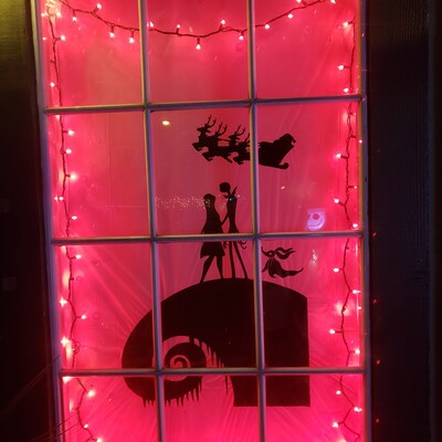 Nightmare Before Christmas Wall Window Door Decal Sticker Party ...