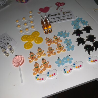 Smiley Face Polymer Bead 10 Mm Polymer Clay Bead 20 Pc Set - Etsy