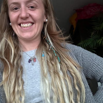 Luxe Hybrid Locks Curly Dreads / Wavy Dreadlocks in Black and Grey ...