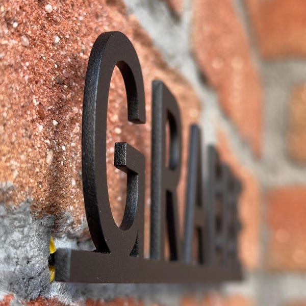 Name Sign, Custom Metal Words, Custom Metal Sign, Custom Metal Art ...