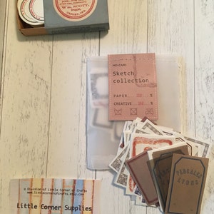 Background Vellum Sheets Vellum Paper Vintage Sticker Sheet | Etsy