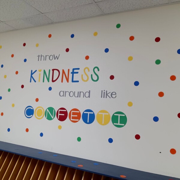 Throw Kindness Around Like Confetti | Bulletin Board Cutouts Decor - Etsy
