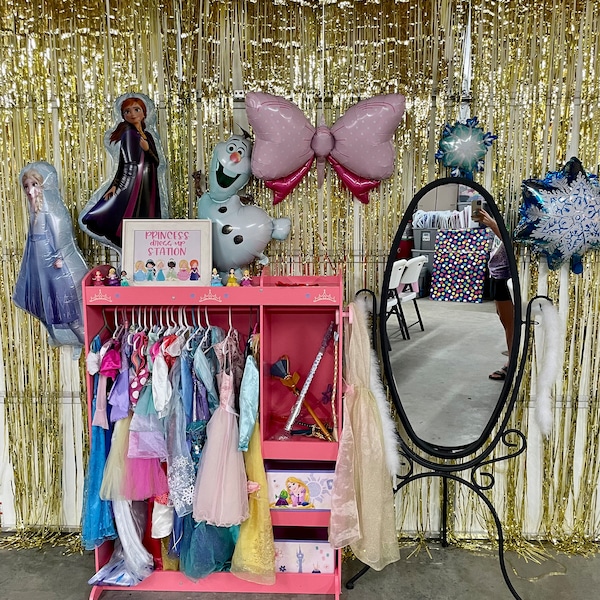 Princess Party, Princess Party Sign, Princess Dress up Station ...