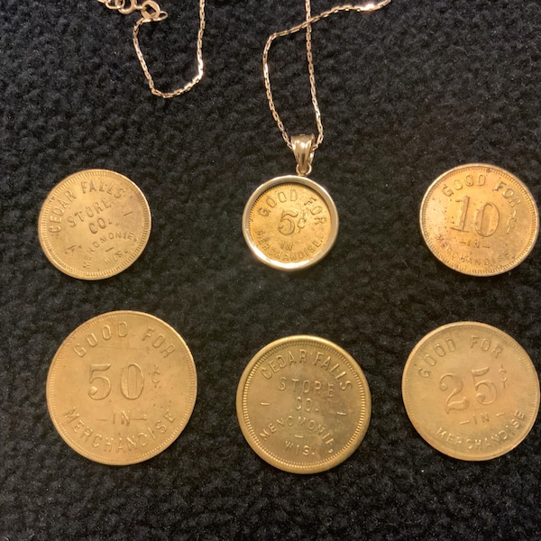 14K Gold Coin Bezel Twisted Edge Border With Geometric Top for 16.6mm ...