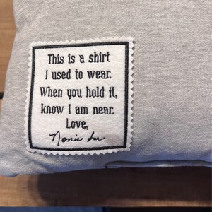 PATCH for Memory Pillow Custom Signature - Etsy