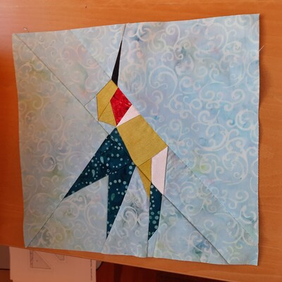 Chickadee Quilt Block Paper Pieced Pattern - Etsy UK