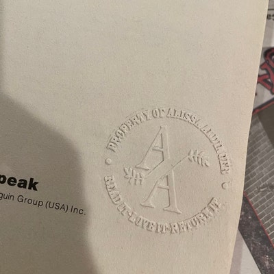 Custom Book Embosser for You to Personalize Library Books Choose Your ...