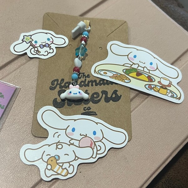 Yumo Gummy Bear Handmade Cell Phone Strap Chain | Pink & Green Glow in ...