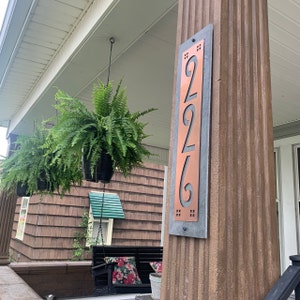 Mid Century Modern HOUSE NUMBERS Atomic Star Address Plaque - Etsy