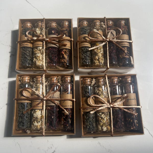 Charming Tea Quartet Kit - 4 Exquisite Teas - Perfect for Tea Themed ...