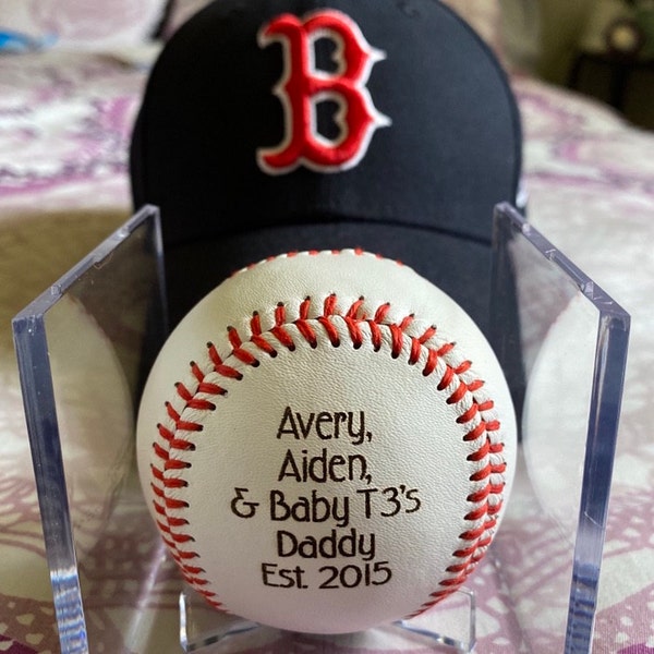Engraved Baseball, Custom Message Baseball, Baseball, My Best Catch ...
