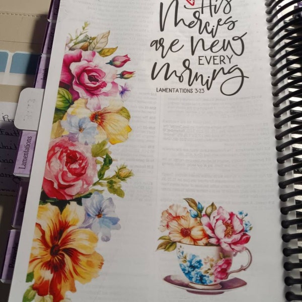 His Mercies Are New Every Morning Bible Journaling Stickers Printable ...