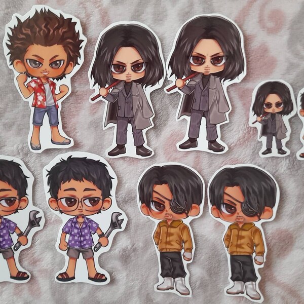 Yakuza / Judgment Mascot Sticker Sets - Bunchan, Koro Nyan, Ono Michio ...