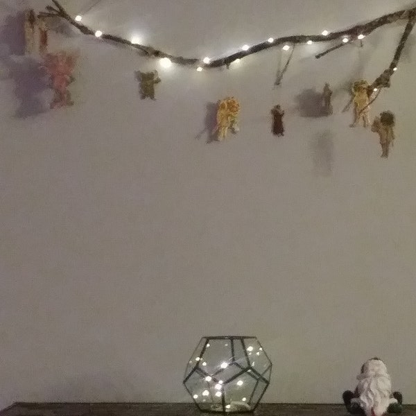 1 Meter Micro LED Fairy String Light 1M/10 Lights Waterproof. Silver ...