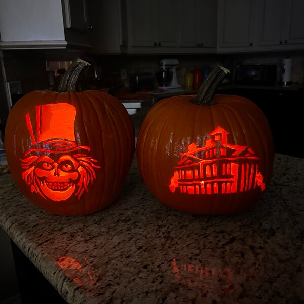 The Addams Family Pumpkin Carving Patterns - Printable PDF - Etsy