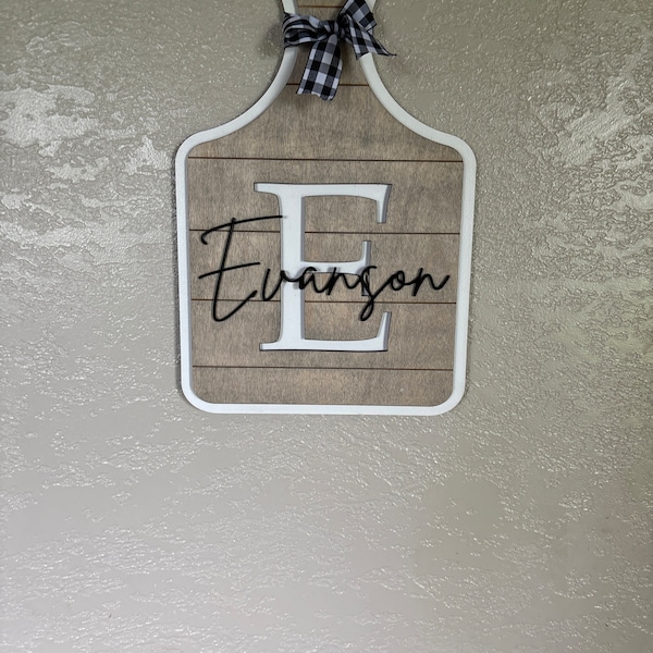 Wood Sign With Bow and Greenery Mockup Round Sign Mockup Door Hanger ...