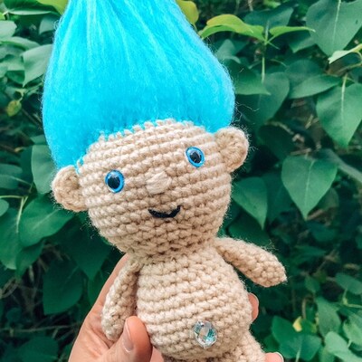 Amigurumi Troll Pattern PDF PATTERN ONLY Troll Pattern Trolls Fantasy ...