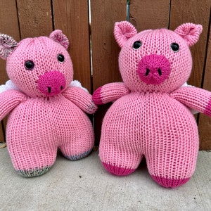 Flying Pig Knitting Machine Pattern PDF ONLY Addi Sentro - Etsy