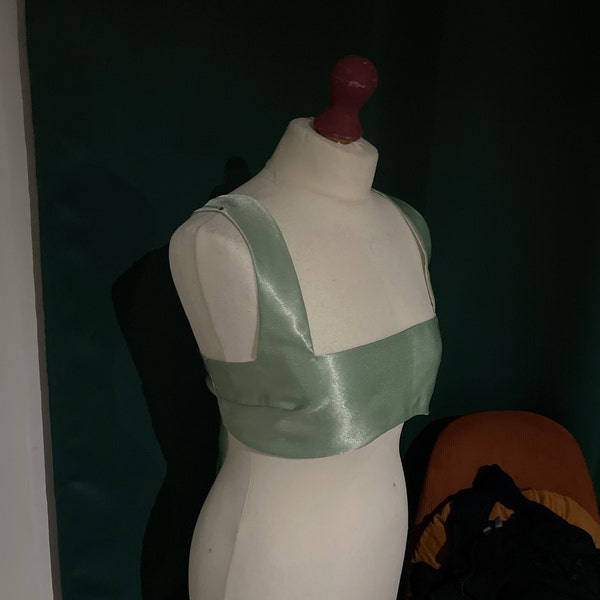 Women's U-shaped Bodice, Crop Top, Ladies Downloadable Printable PDF ...