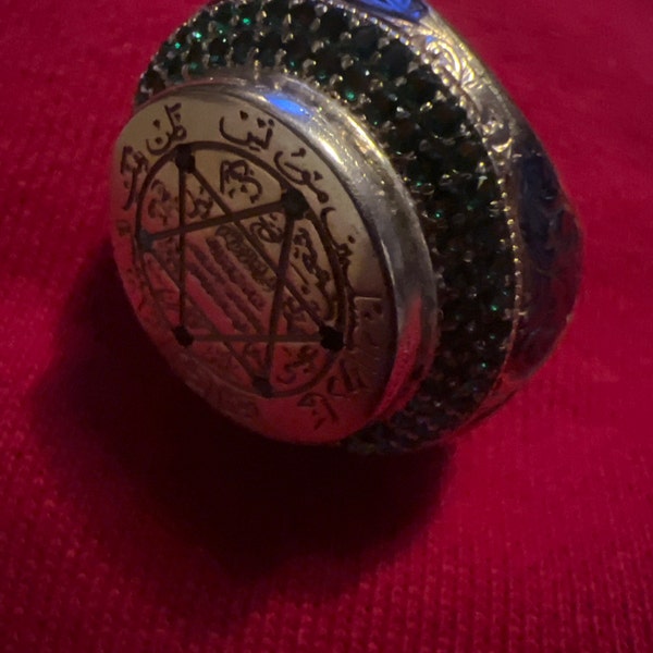 Religious Silver Ring, Verses of Qur'an, Signet Ring, 925k Sterling ...