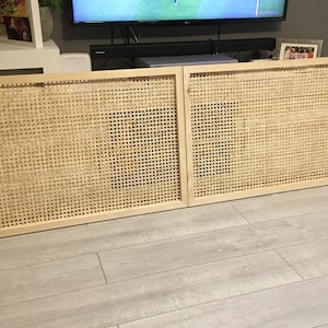 Rhombic Pattern Natural Cane Sheet Rattan Closed Weave Cane Webbing ...