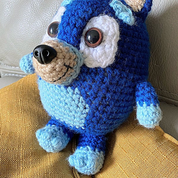 PATTERN: Blue Pup, Bluey, Blue Dog, Blue Puppy, Australian Heeler Blue ...