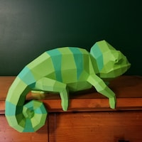 Happy Mole, Papercraft Kit by Paperwolf. Funny Molehill, a Cubic Paper ...