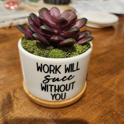 Emotional Support Plant DO NOT PET Funny Planter Emotional Support ...