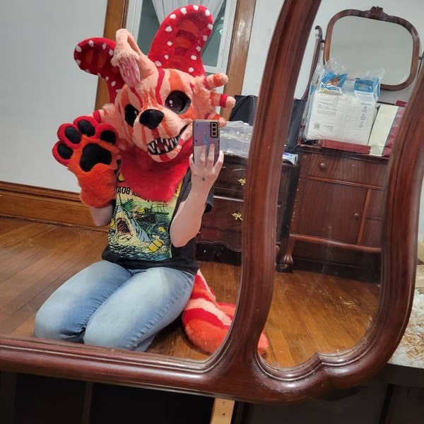 Cyber Kitty Fursuit Head - Etsy