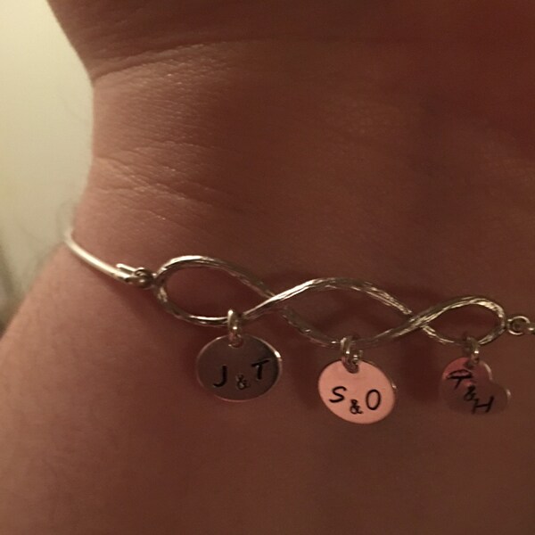 Three Generation Bracelet Custom Family Jewelry Personalize Gift for ...