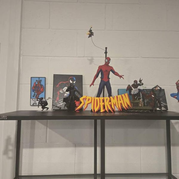 Spidey 3D Printed Cornerbox Art - Etsy