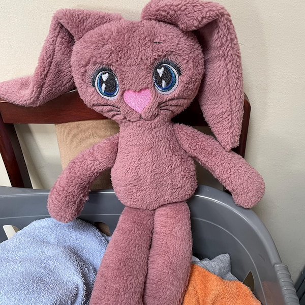 ITH in the Hoop Embroidery Bunny Doll Design, 2 Size Big Eye Bunny - Etsy