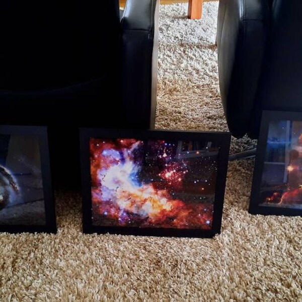 Space Poster, Hubble Telescope Art - Worm Nebula, Outer Space Art ...