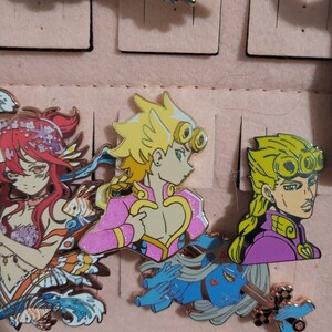 JJ Starline Glitter Enamel Pins - Etsy