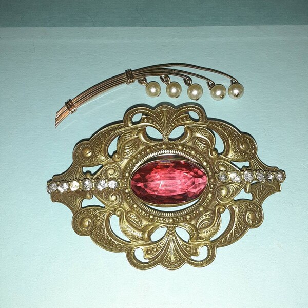 Jean Dousett Sterling Silver Large Canary Yellow CZ, Pear Shape Clear ...